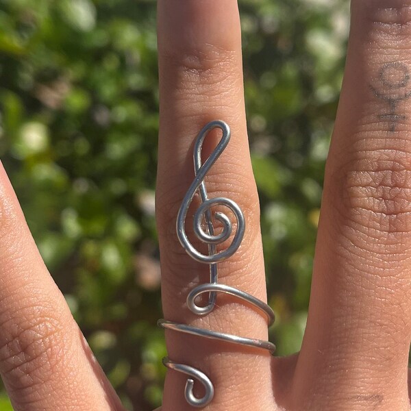 Music Note Ring - Etsy