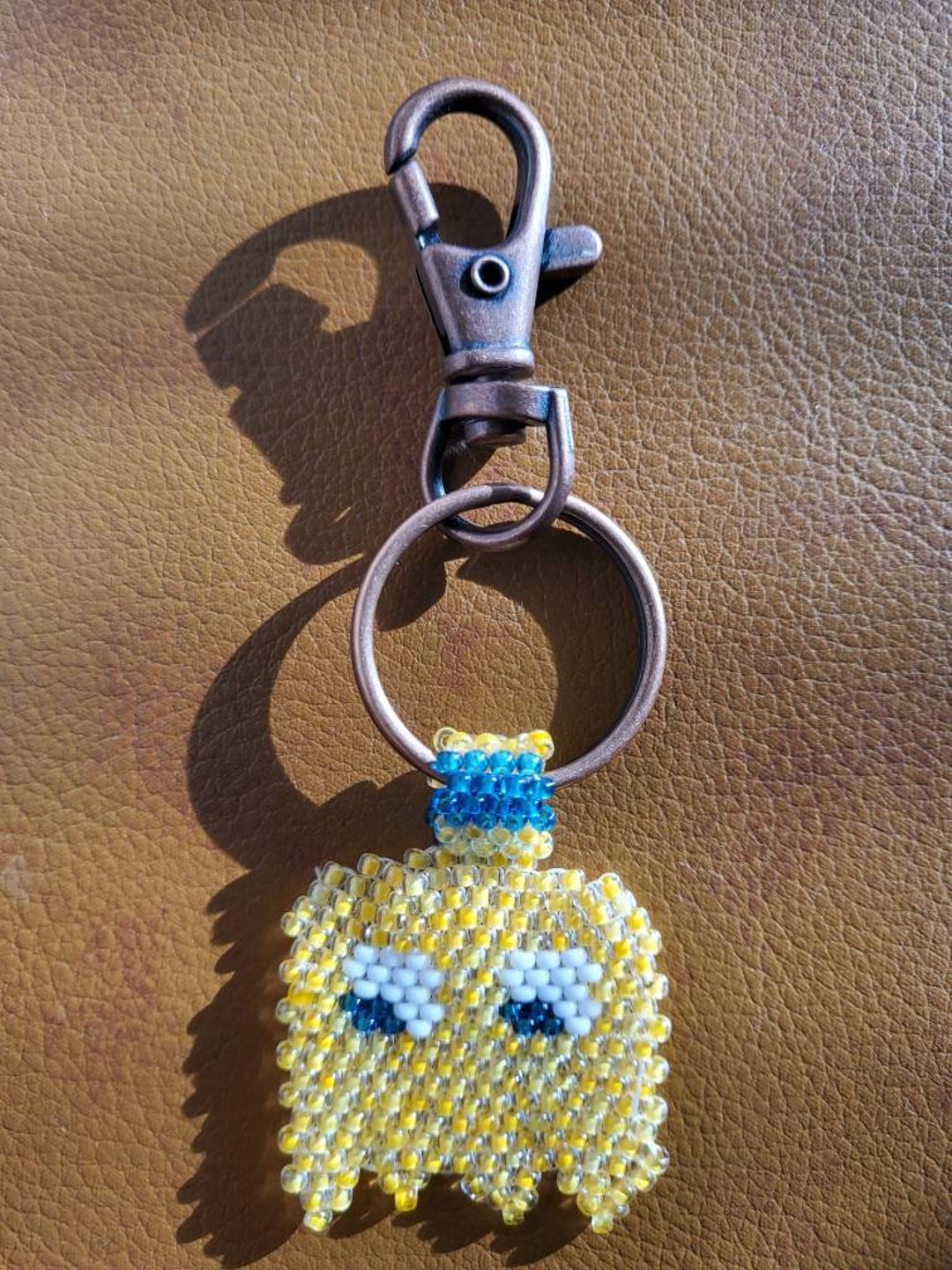 Clyde Pac Man Ghost Keychain - Etsy