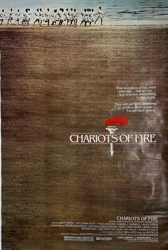 CHARIOTS OF FIRE Movie Poster - Etsy