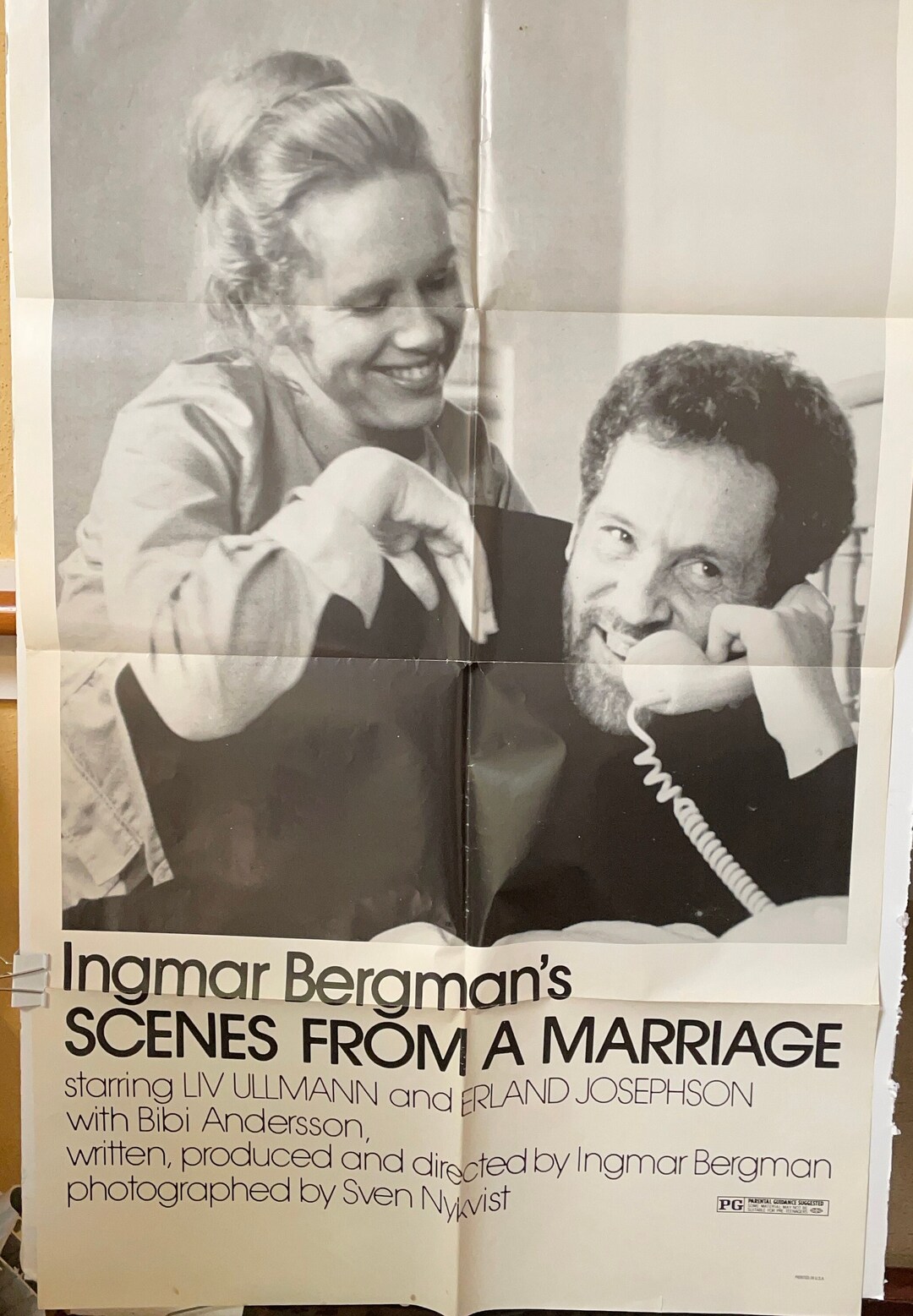 Ingmar Bergman's SCENES FROM A MARRIAGE 1 Sheet - Etsy