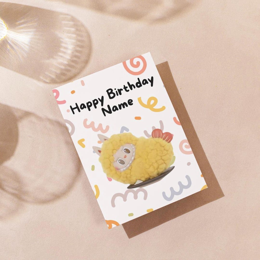 Labubu | Popmart Labubu Card | Labubu Cutesy Card | Greeting Card ...