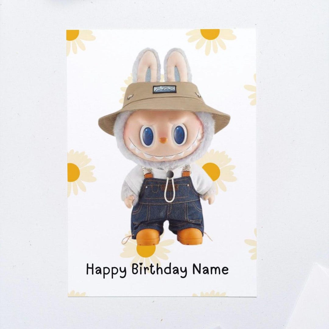 Labubu | Popmart Labubu-kaart | Labubu Cutesy-kaart | Wenskaart ...