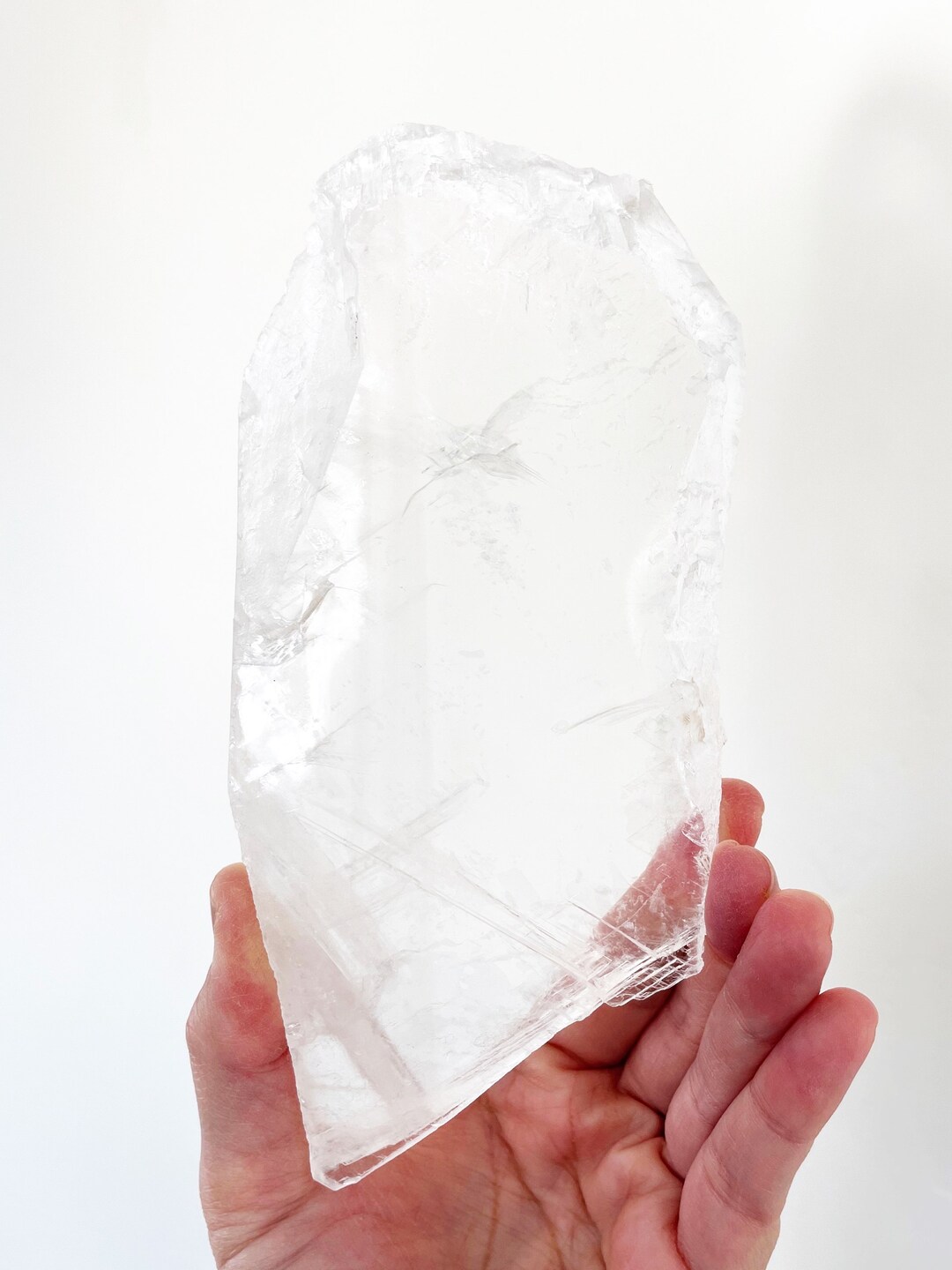 Selenite Slab High Quality Transparent - Etsy