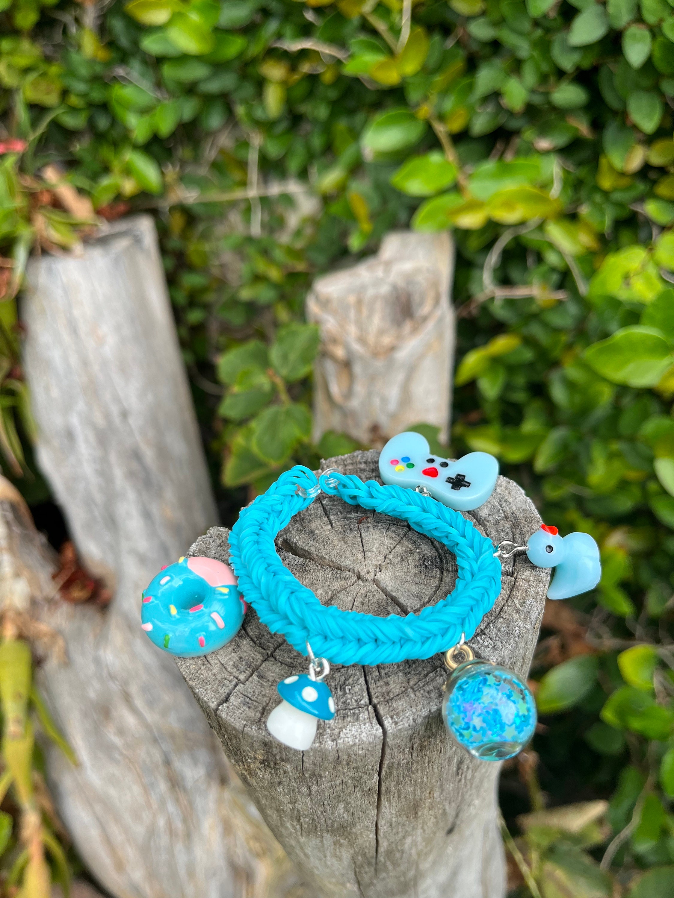 Charm Rubber Bracelets - Etsy