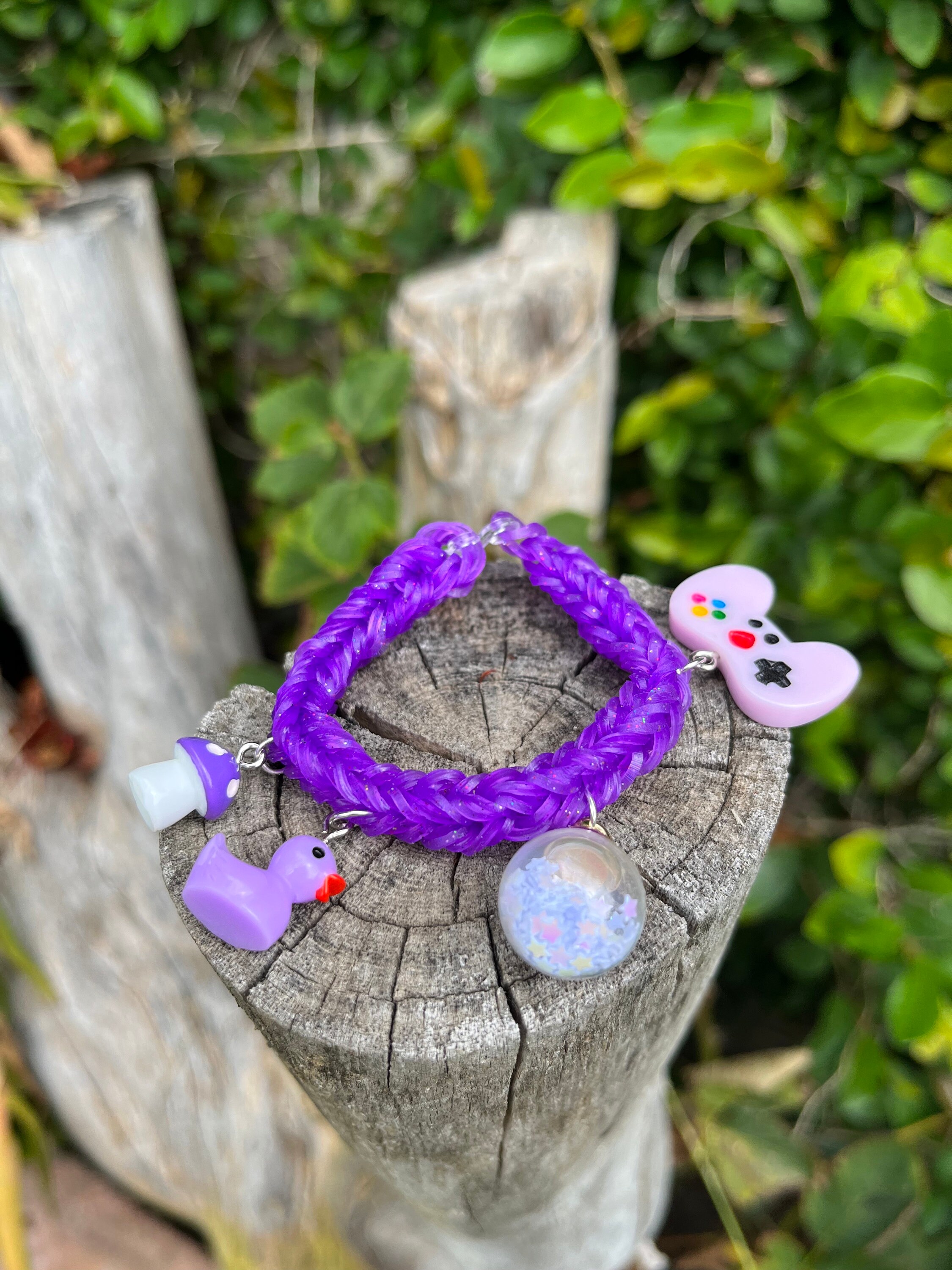 Charm Rubber Bracelets - Etsy