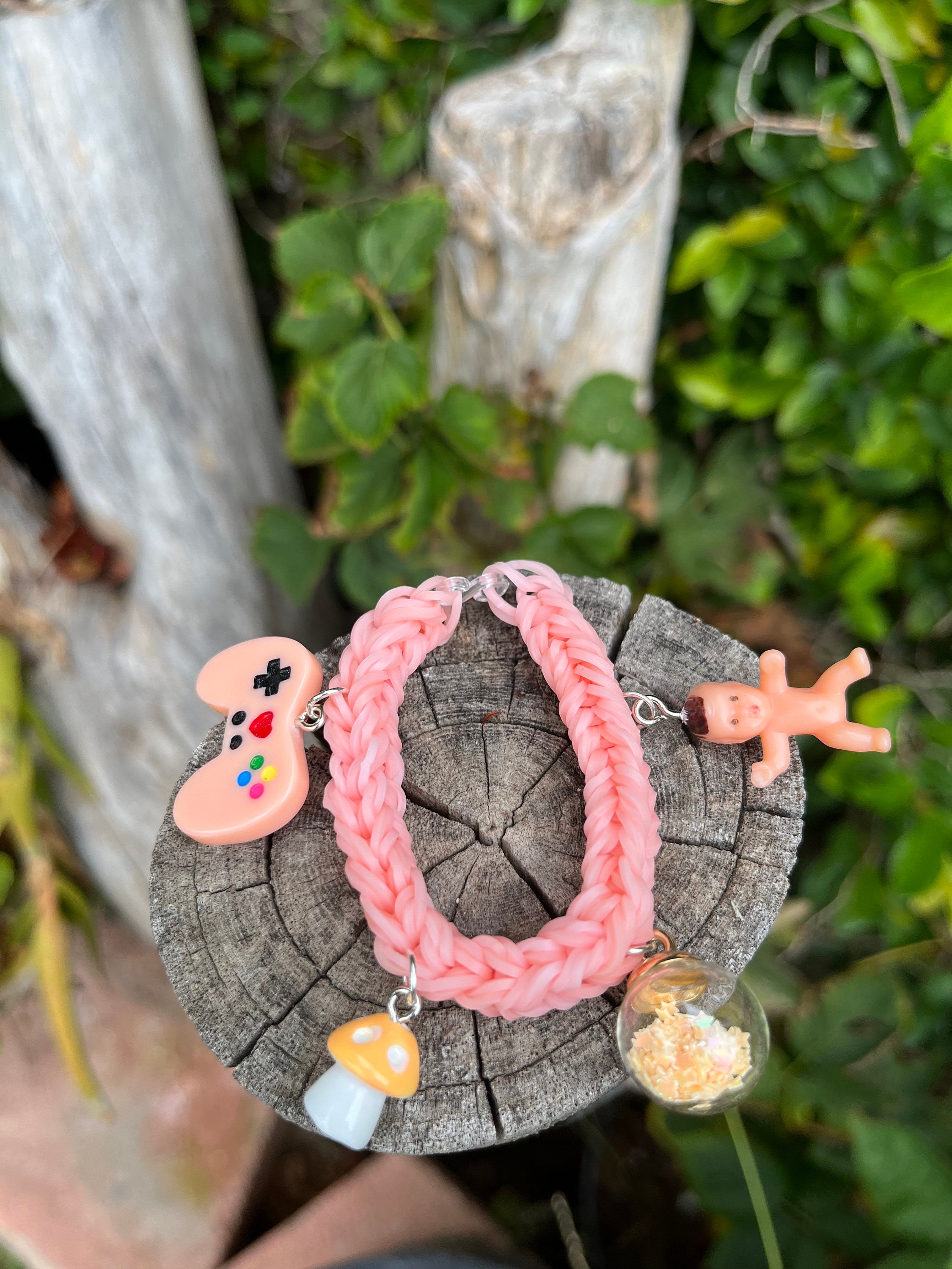 Charm Rubber Bracelets - Etsy