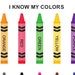 14 Printable Coloring and Matching the Colors Worksheets. Preschool ...