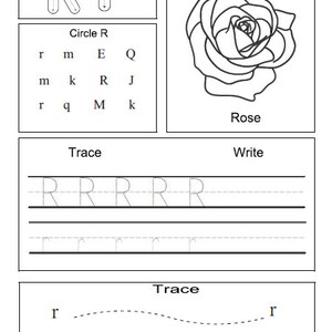 26 Printable Uppercase and Lowercase Alphabet Tracing & Coloring ...