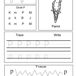 26 Printable Uppercase and Lowercase Alphabet Tracing & Coloring ...
