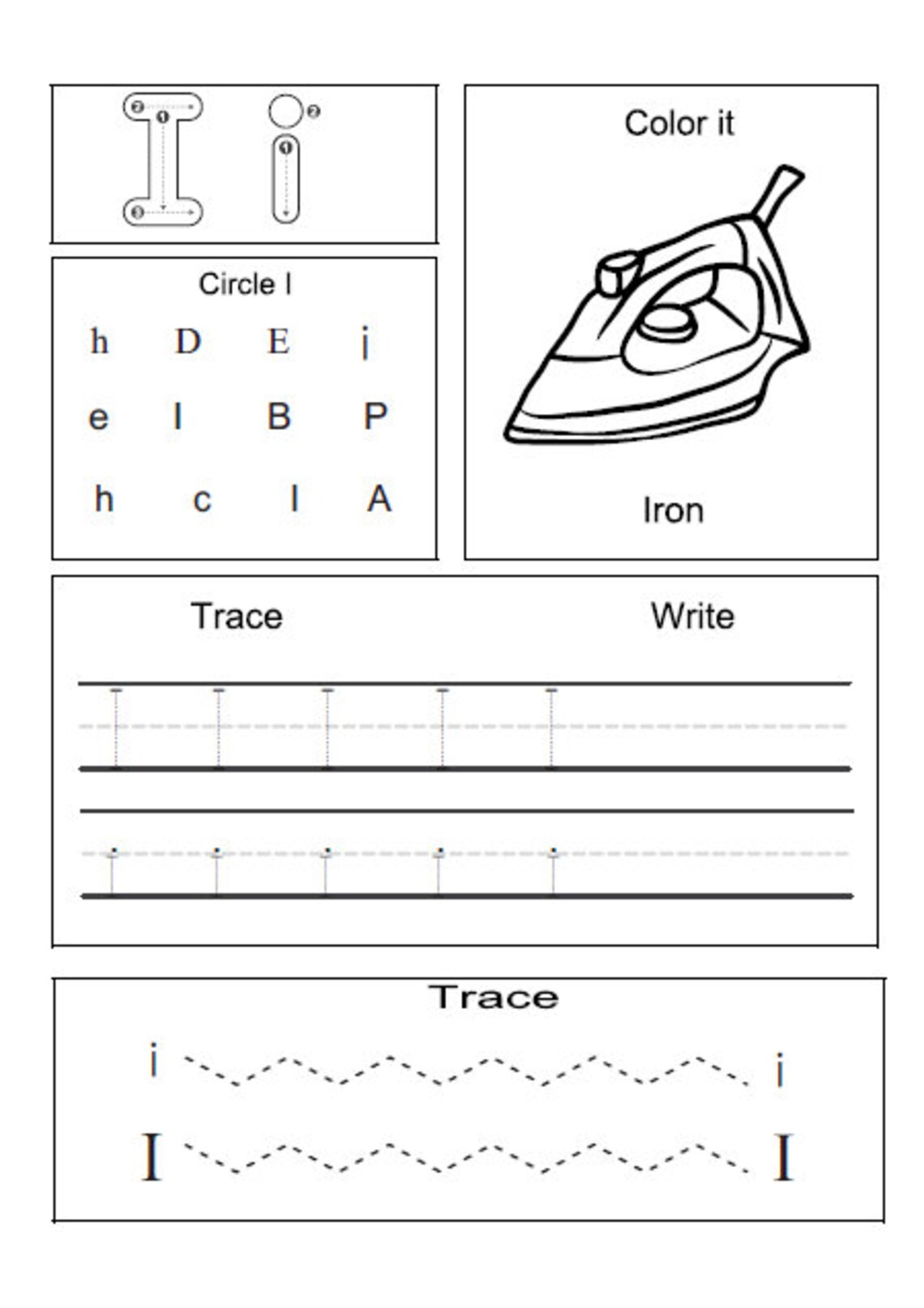 26 Printable Uppercase and Lowercase Alphabet Tracing & Coloring ...