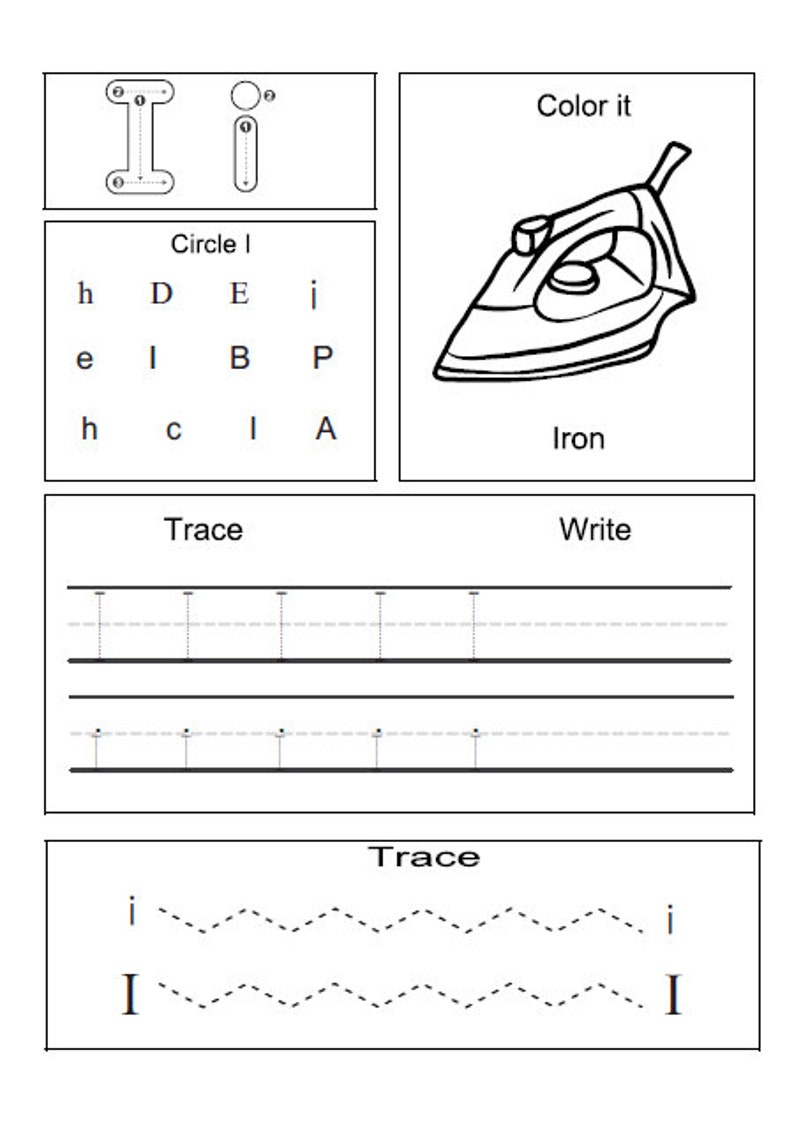 26 Printable Uppercase and Lowercase Alphabet Tracing & Coloring ...