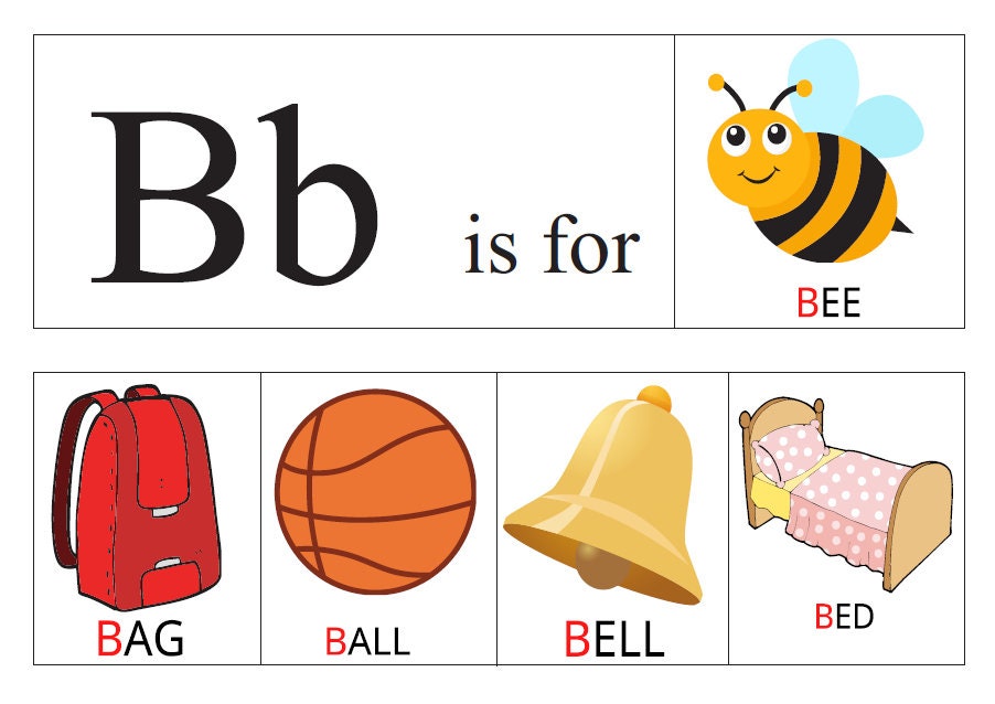 52 Printable Alphabet Flip Worksheets for Beginning Sounds & Coloring ...