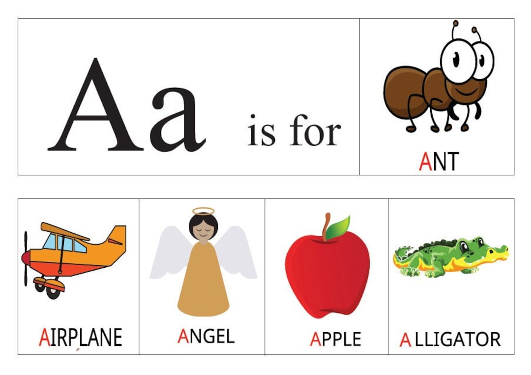 52 Printable Alphabet Flip Worksheets for Beginning Sounds & Coloring ...