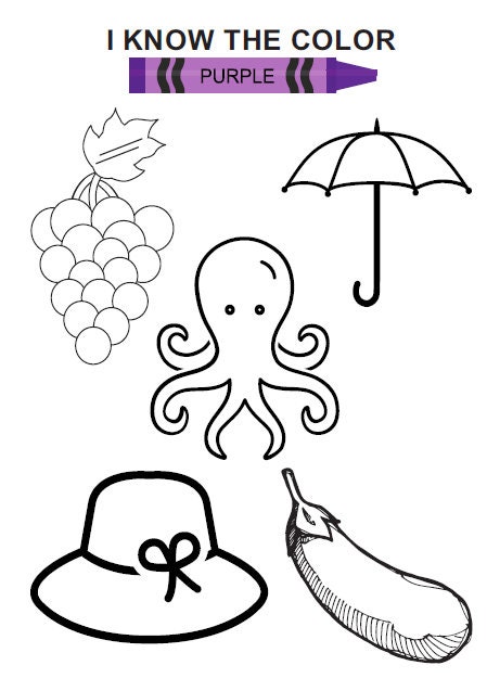 14 Printable Coloring and Matching the Colors Worksheets. Preschool ...