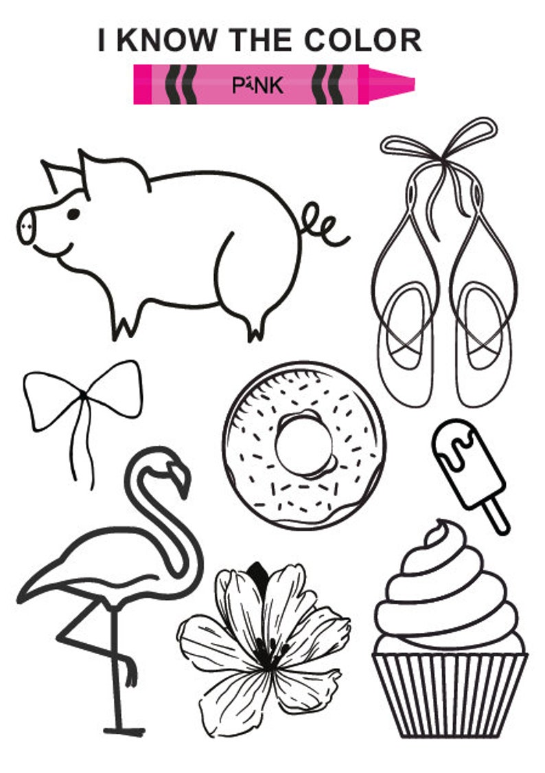 14 Printable Coloring and Matching the Colors Worksheets. Preschool ...