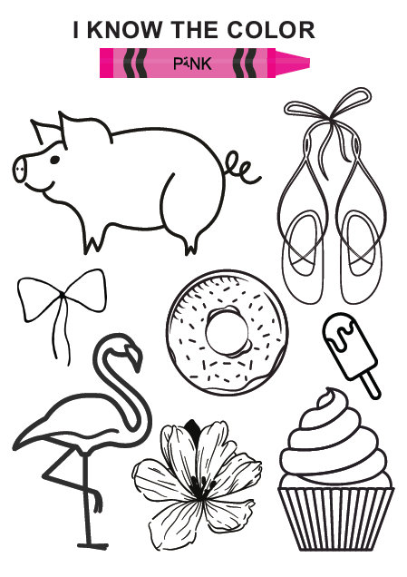 14 Printable Coloring and Matching the Colors Worksheets. Preschool ...