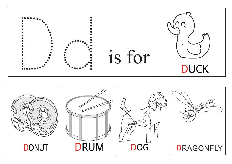 52 Printable Alphabet Flip Worksheets for Beginning Sounds & Coloring ...