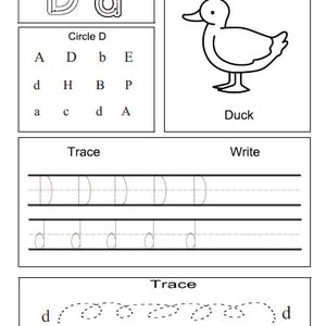 26 Printable Uppercase and Lowercase Alphabet Tracing & Coloring ...