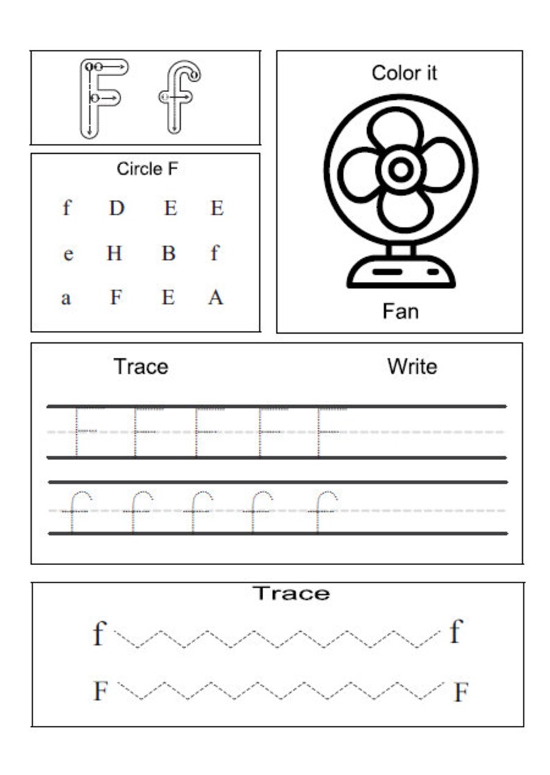 26 Printable Uppercase and Lowercase Alphabet Tracing & Coloring ...