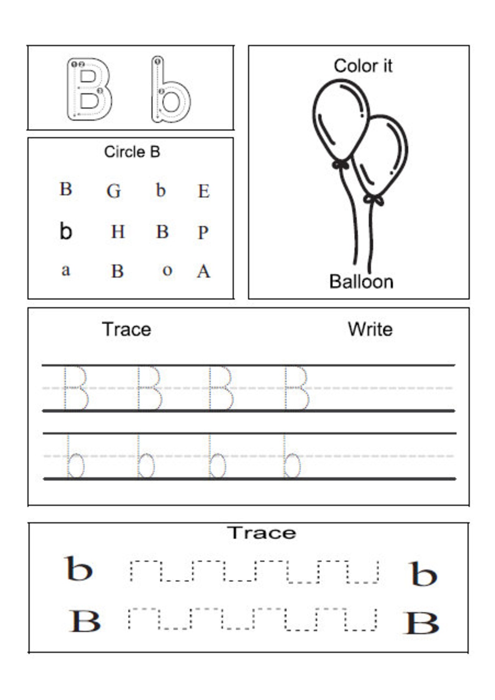 26 Printable Uppercase and Lowercase Alphabet Tracing & Coloring ...