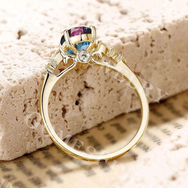 June Birthstone Ring - Etsy
