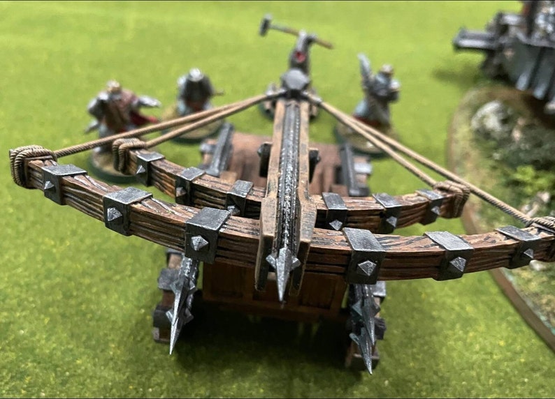 Dwarven Ballista W/crew. Mesbg Iron Hillslotr Hobbit. - Etsy