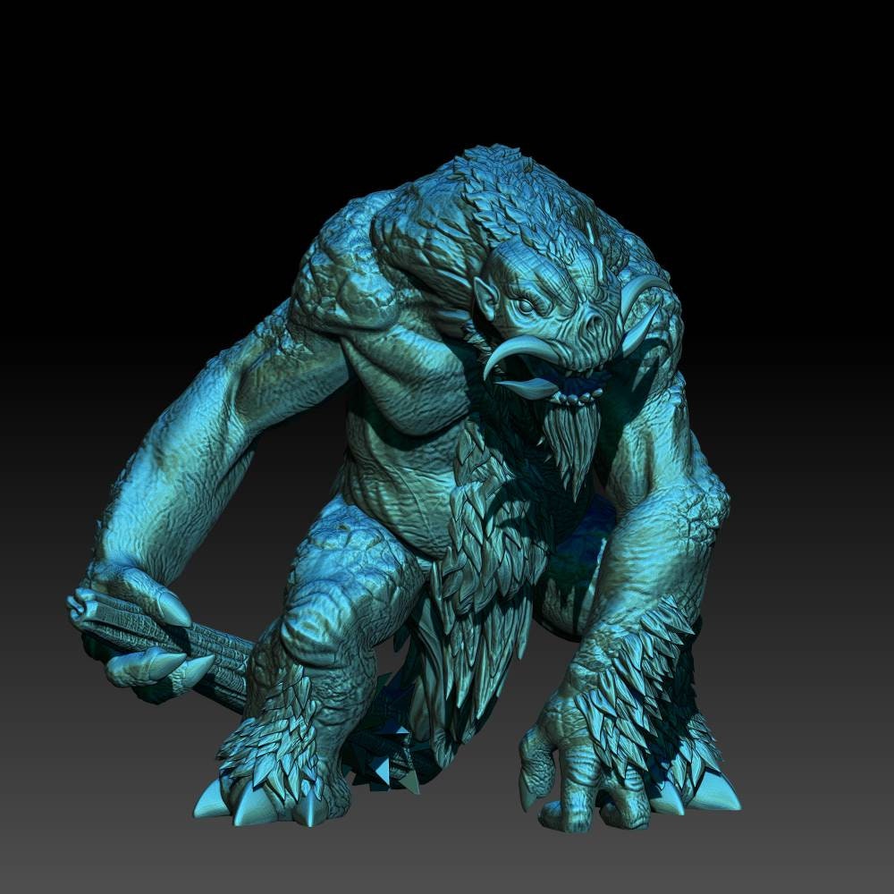 Trolls/ogres of the Deep. Https://www.patreon.com/kzkminis - Etsy