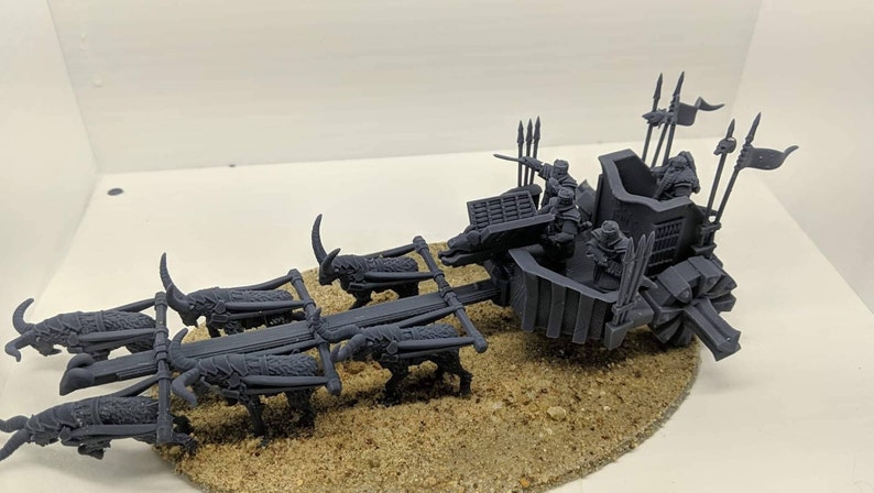Dwarven Chariot W/goats Mesbg Hobbit Lotr Iron Hills - Etsy
