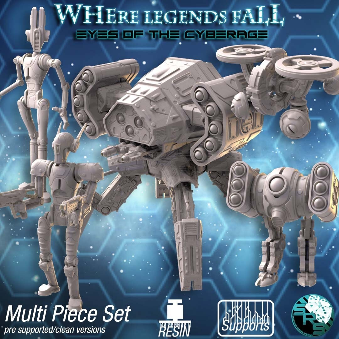 Eyes of the Cyberage, Cyber, Robot, Drone ,mech, Battel Suit, Tau ...