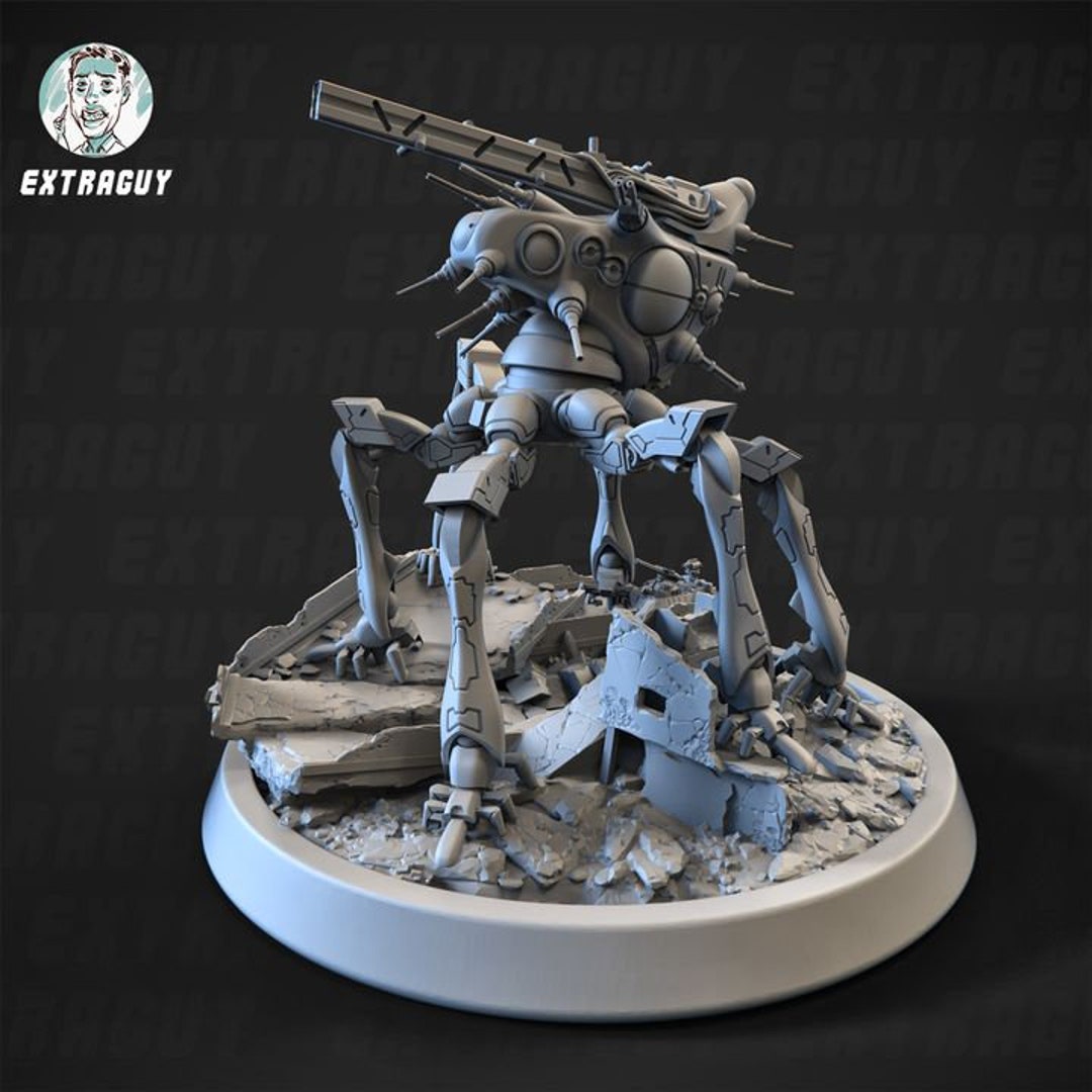 Moving Fortress 100mm Poseable Set, Appleseed's Urban Defense Mech ...