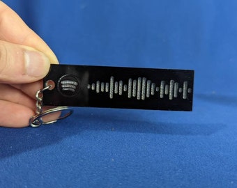 Custom Scan Keychain - Etsy