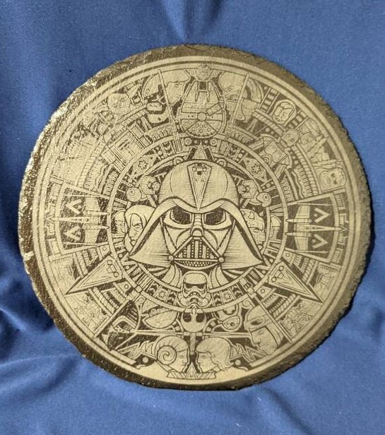 Star Wars aztec Style Calendar Round Wall Art - Etsy