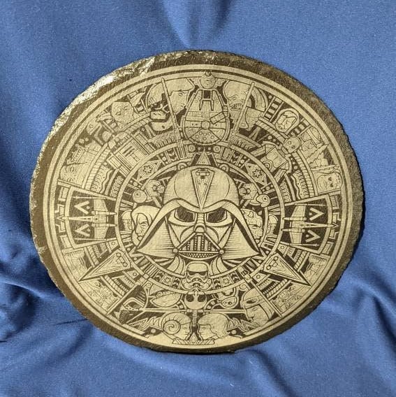 Star Wars aztec Style Calendar Round Wall Art - Etsy