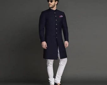 Indian Ethnic Indowestern Suit for Men, Indowestern With Kurta Pajama ...