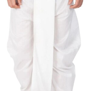 Dhoti Pants for Men, Raw Silk Dhoti Pyjama for Kurta, Traditional Dhoti ...