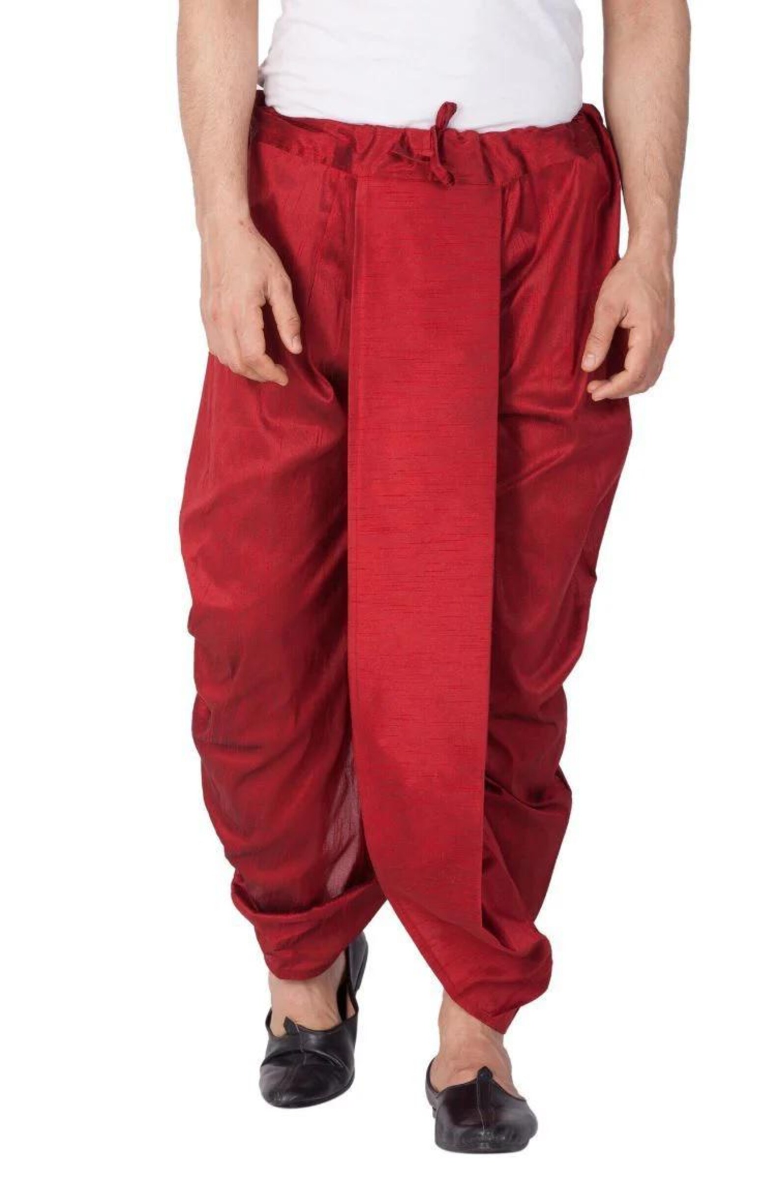 Dhoti Pants for Men, Raw Silk Dhoti Pyjama for Kurta, Traditional Dhoti ...
