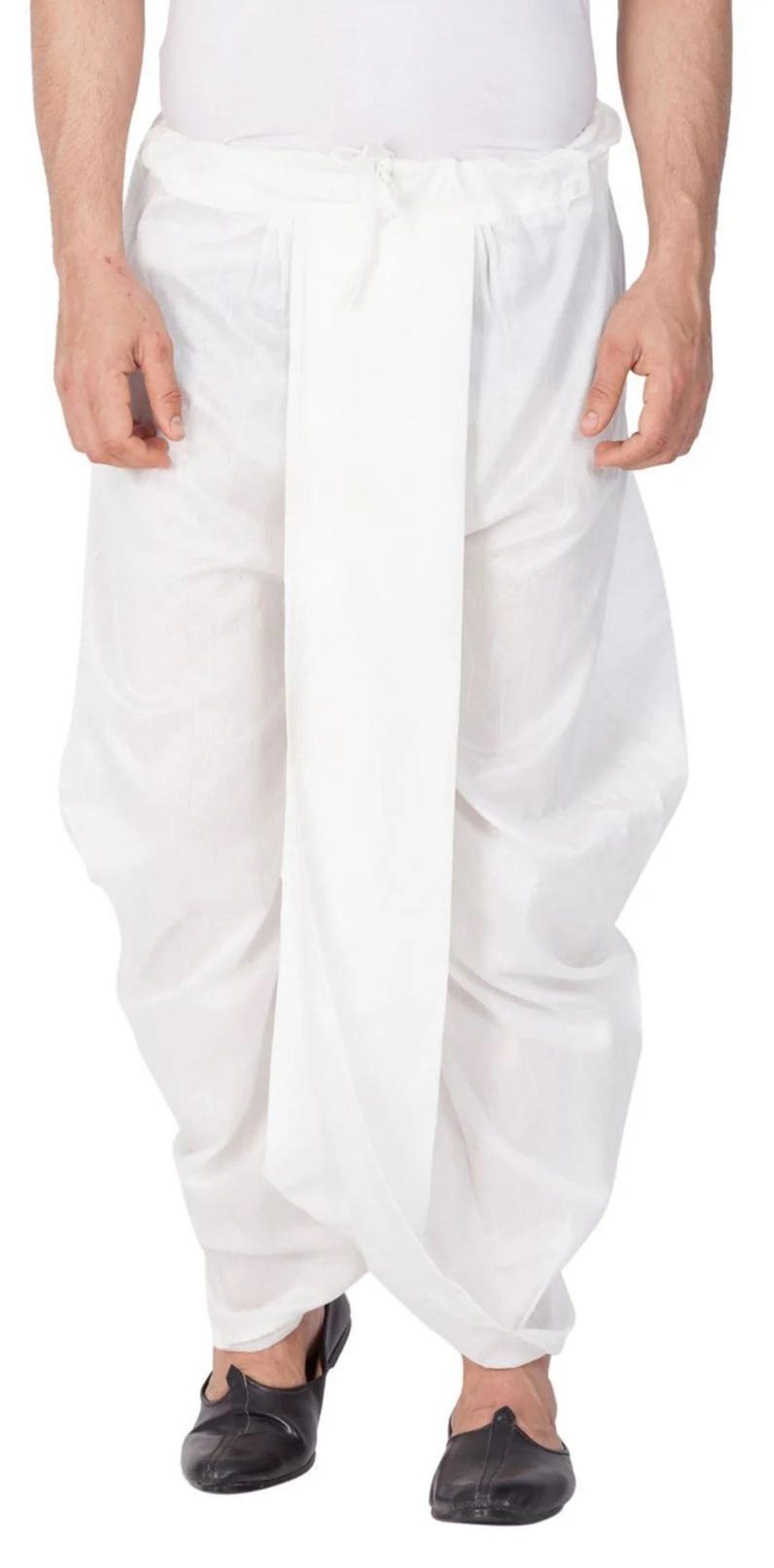 Dhoti Pants for Men, Raw Silk Dhoti Pyjama for Kurta, Traditional Dhoti ...