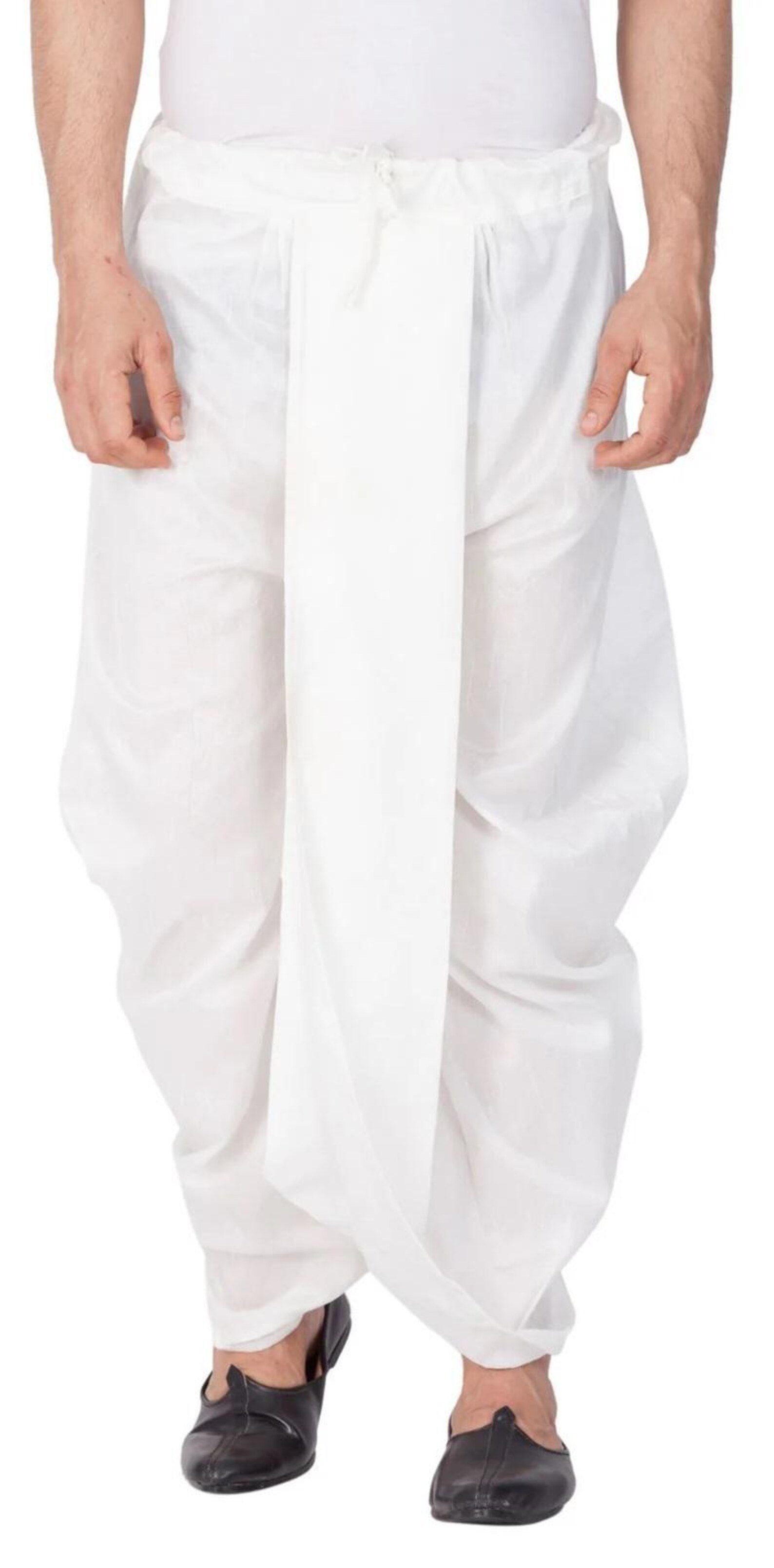 Dhoti Pants for Men, Raw Silk Dhoti Pyjama for Kurta, Traditional Dhoti ...