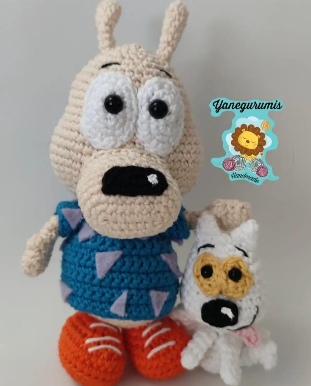 Rocko and Spunky PDF Pattern - Etsy