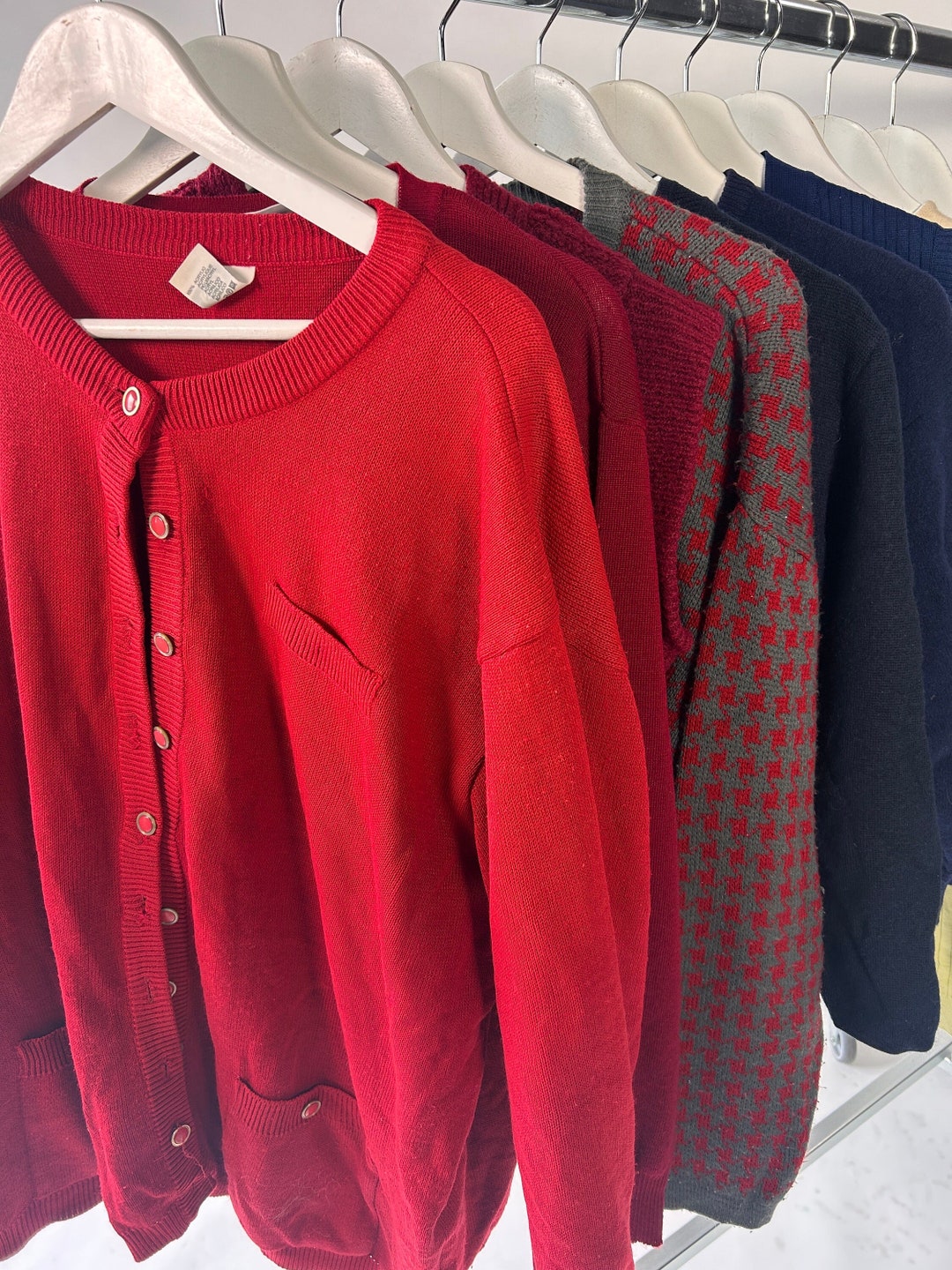 10x Vintage Lady Cardigans Mix Bulk Lot Retro Clothing Curated Original ...