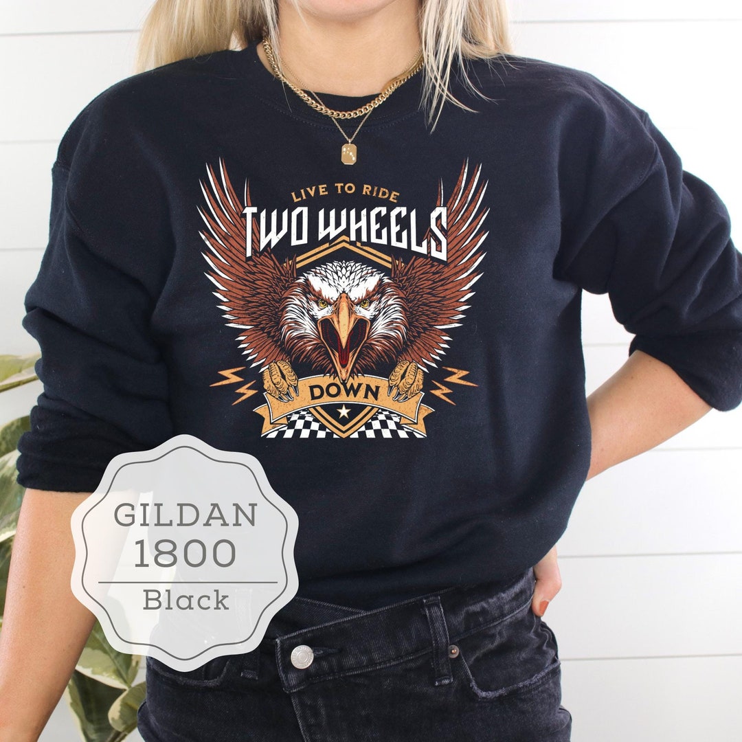 Women's Motorcycle Fleece, Biker Tee, Biker Girl Shirt, Gift for Lady ...