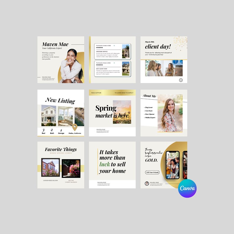 March Real Estate Content | Saint Patricks Day Social Templates | 30 ...