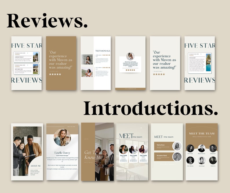 100 Story Templates for Realtors | Real Estate Agent Instagram ...