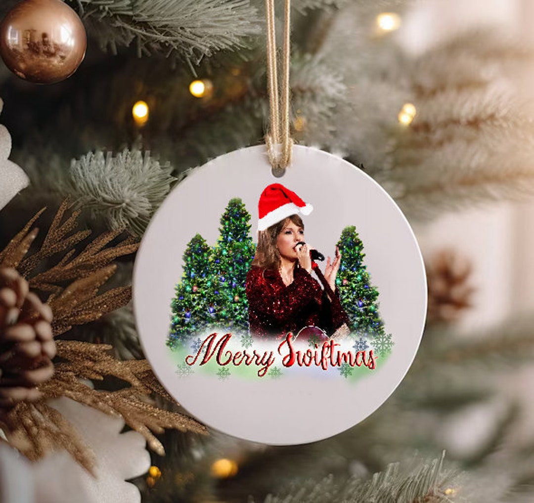 Taylor Swift Merry Swiftmas Christmas Ornament - Etsy