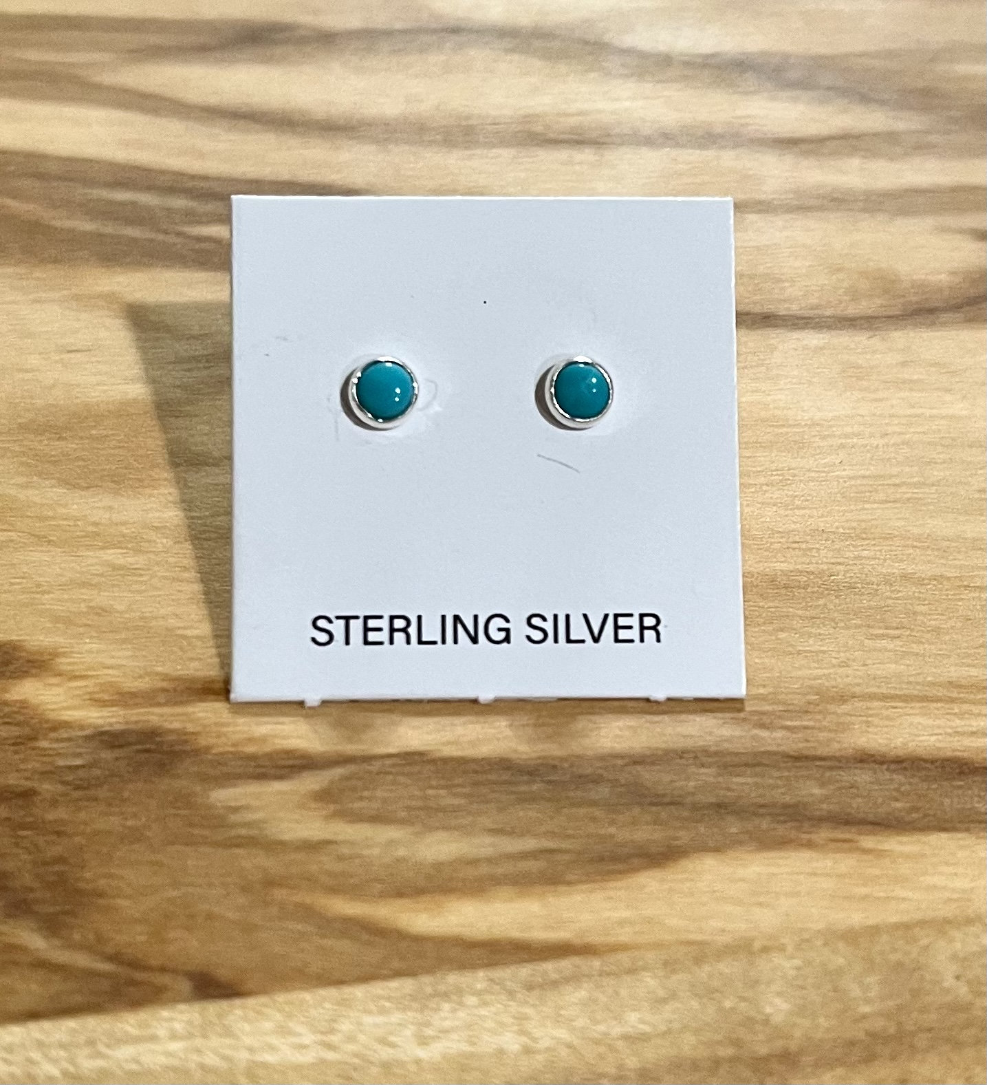 Tiny 3mm Turquoise Studs/sterling Silver Petite Color Studs | Super ...