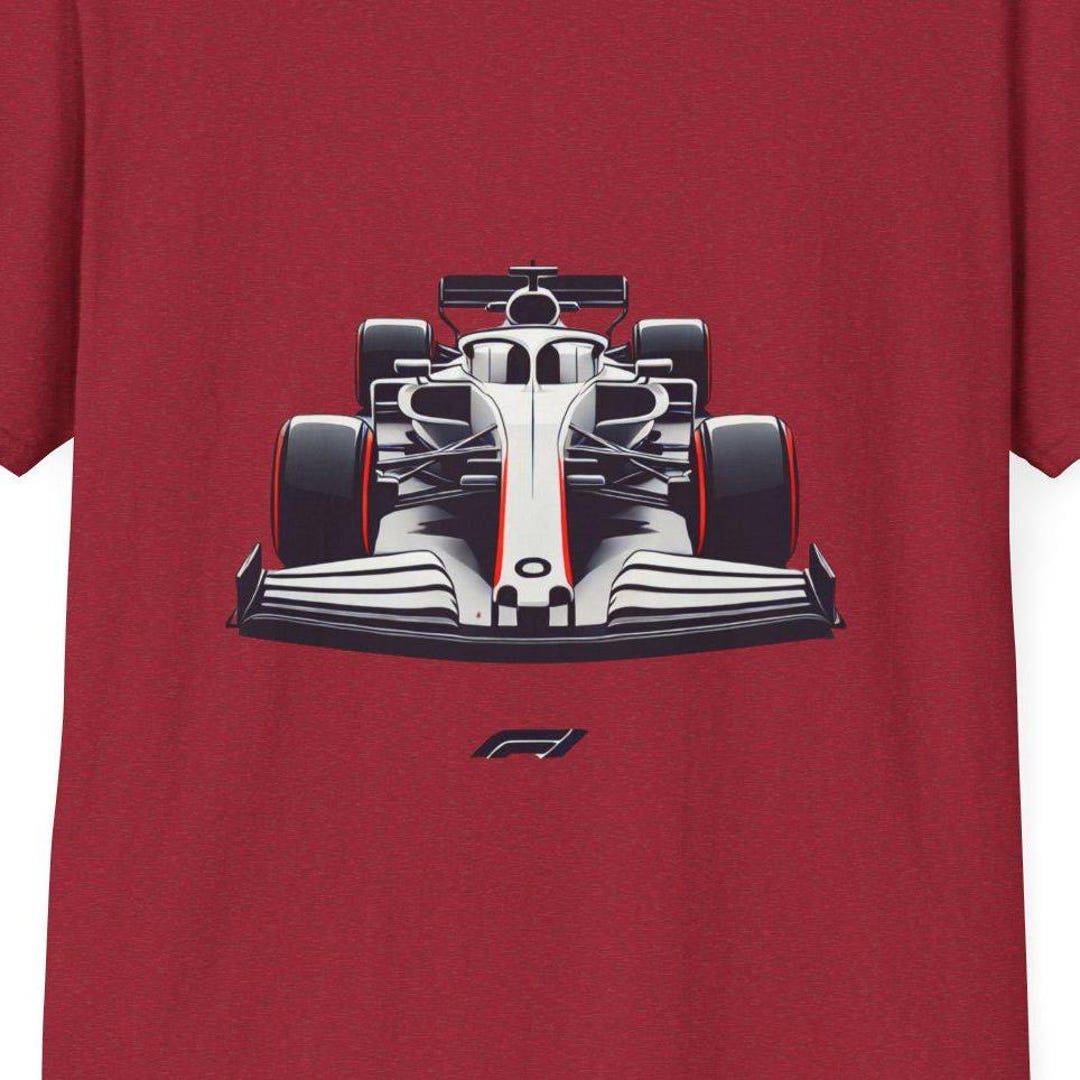 Modern Minimalist Formula 1 Racing Car Design With Motion Lines ...
