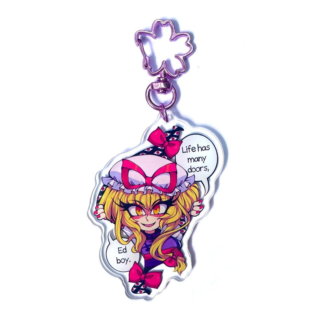 Yukari Yakumo Touhou Acrylic Keychain - Etsy