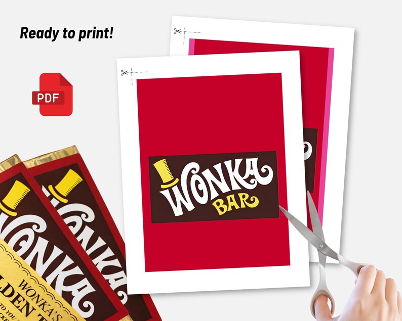 Editable Golden Ticket - Printable Template - Willy Wonka Party ...