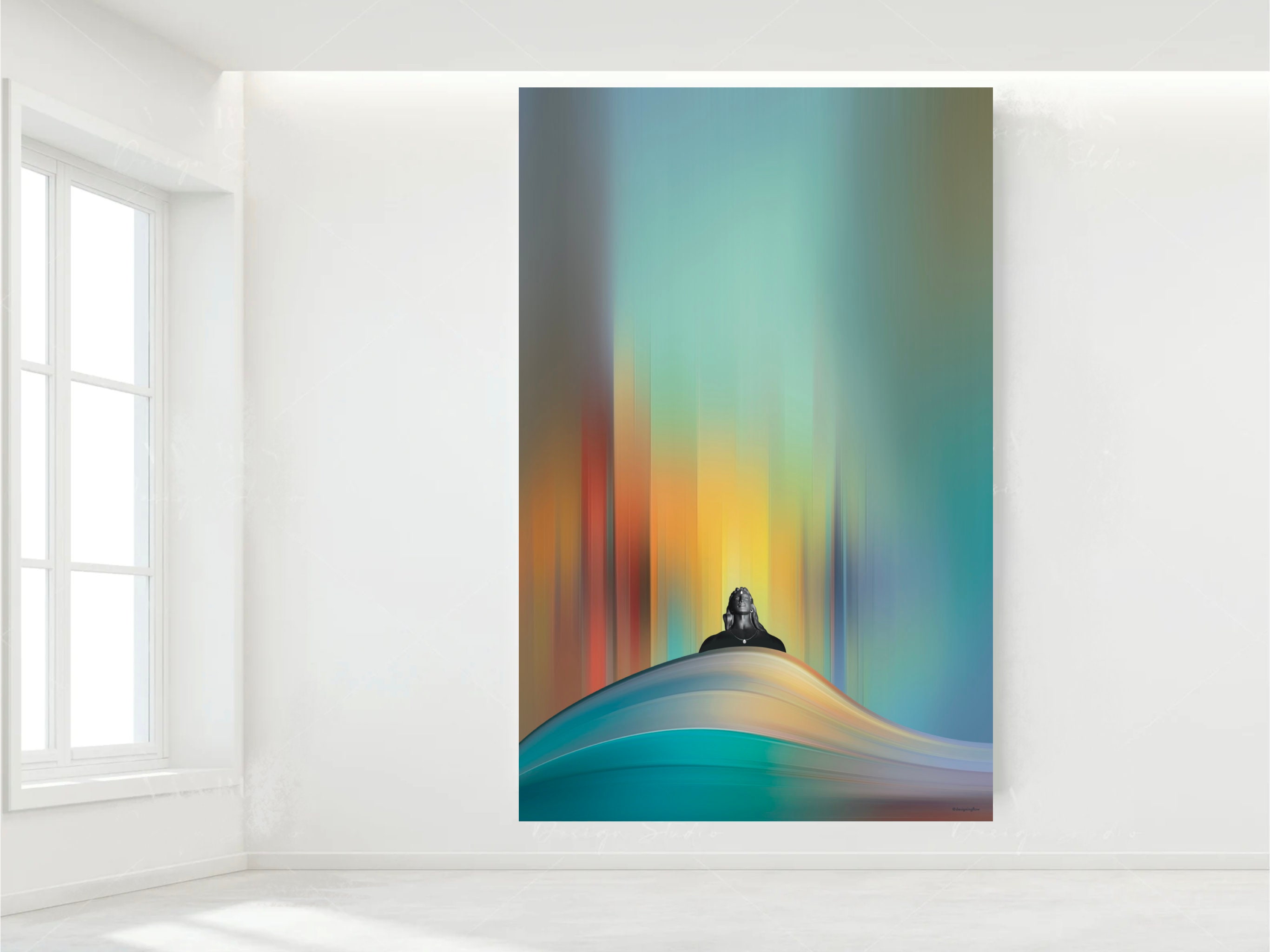 Abstract Paintings Of Lord Shiva