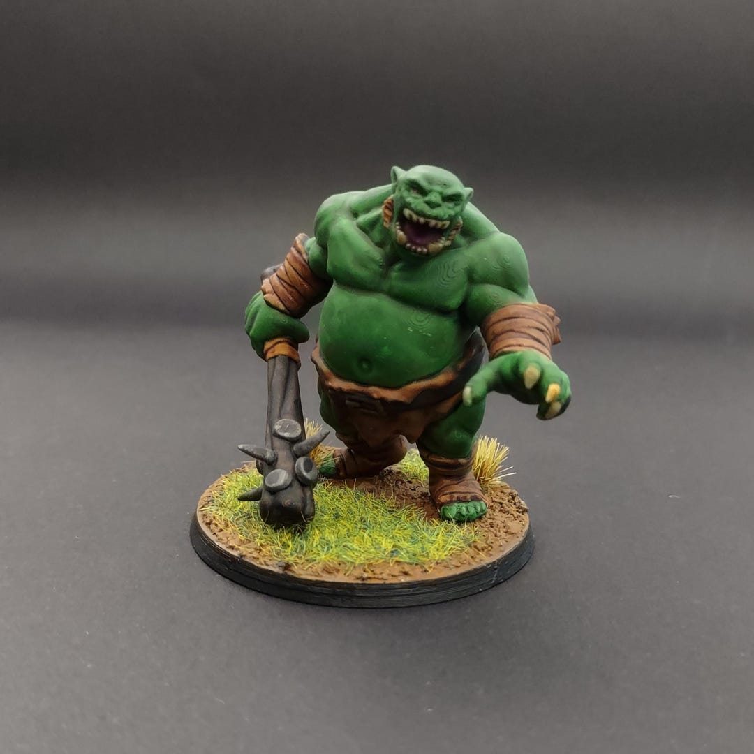 Ogre Miniature (28mm 3D Printed) | Dnd, Pathfinder & TTRPG Wargaming ...